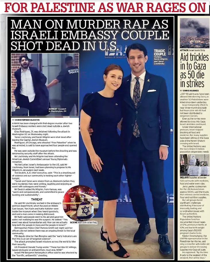 MAN ON MURDER RAP AS ISRAELI EMBASSY COUPLE SHOT DEAD IN U.S. - PressReader