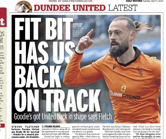 FIT BIT HAS US BACK ON TRACK - PressReader