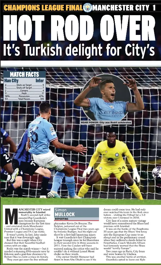 HOT ROD OVER It’s Turkish delight for City’s - PressReader