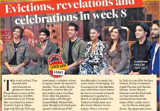 And Evictions, revelation­s 8 celebratio­ns in week - PressReader