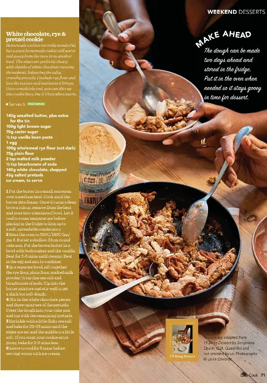 White chocolate, rye & pretzel cookie - PressReader