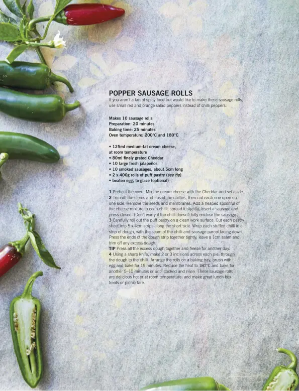 POPPER SAUSAGE ROLLS - PressReader