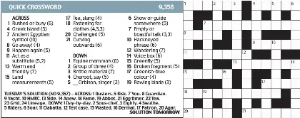 QUICK CROSSWORD - PressReader