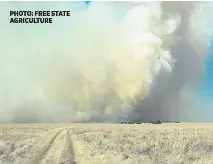 FREE STATE FARMERS URGED TO KEEP UP VELD-FIRE MANAGEMENT EXERCISES ...