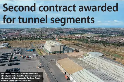 Second contract awarded for tunnel segments - PressReader