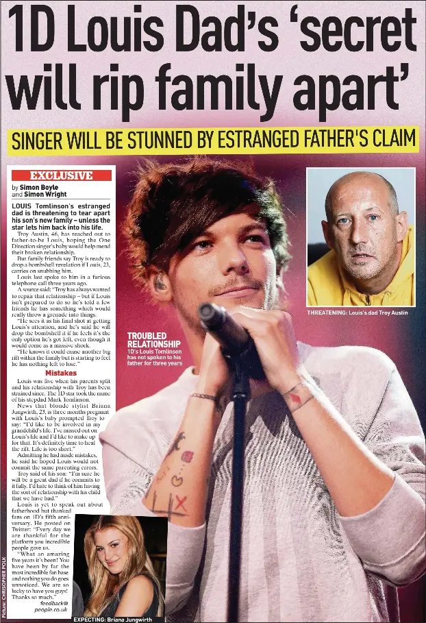 1D Louis Dad’s ‘ secret will rip family apart’ - PressReader
