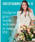 Hudgens gets warm welcome in sunny PH - PressReader