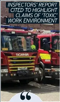 Fire service staff being belittled, bullied and undermined, says union - PressReader