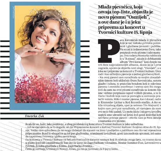 Davorka Ćuk Pava Novo lice - PressReader