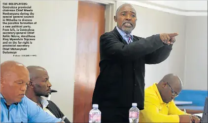 Contralesa council divided over ‘own party’ - PressReader