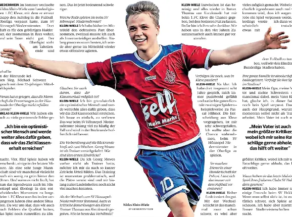 NIKLAS KLEIN-WIELE „Ich hasse es einfach, zu verlieren“ - PressReader