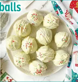 Peanut butter snowballs - PressReader