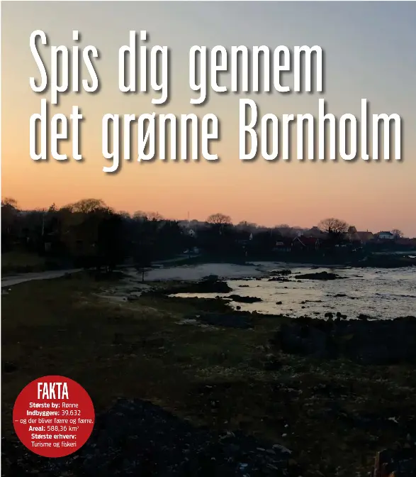 Spis dig gennem det grønne Bornholm - PressReader