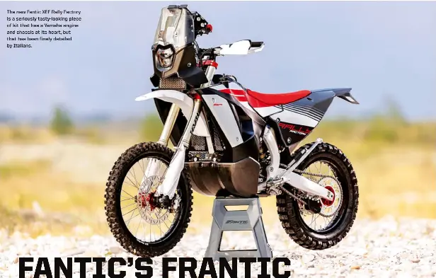 FANTIC’S FRANTIC 450 RALLY DUO - PressReader