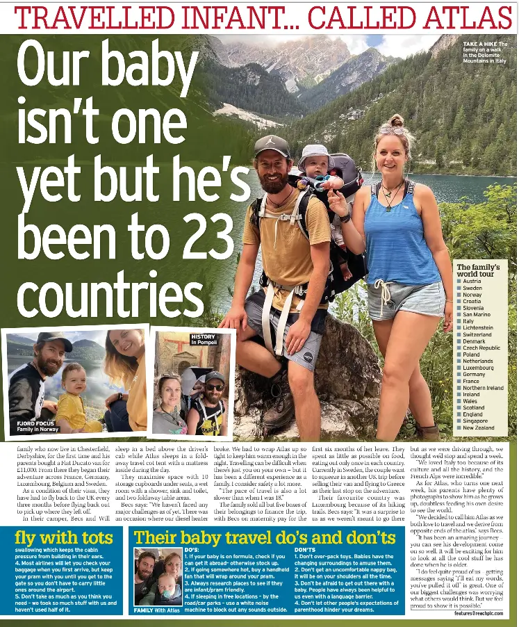 Our baby isn’t one yet but he’s been to 23 countries - PressReader