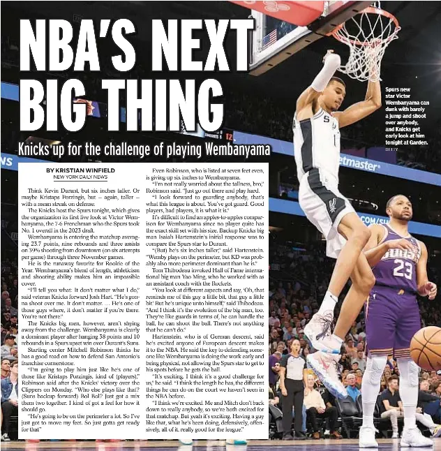 NBA’S NEXT BIG THING - PressReader
