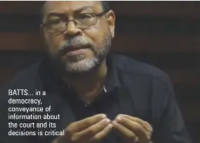 Justice Batts for the media - PressReader