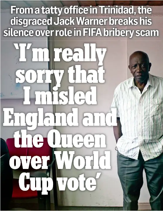 ‘I’m really sorry that I misled England and the Queen over World Cup vote’ - PressReader