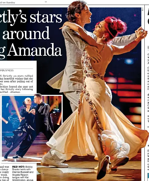 Strictly’s stars rally around ailing Amanda - PressReader