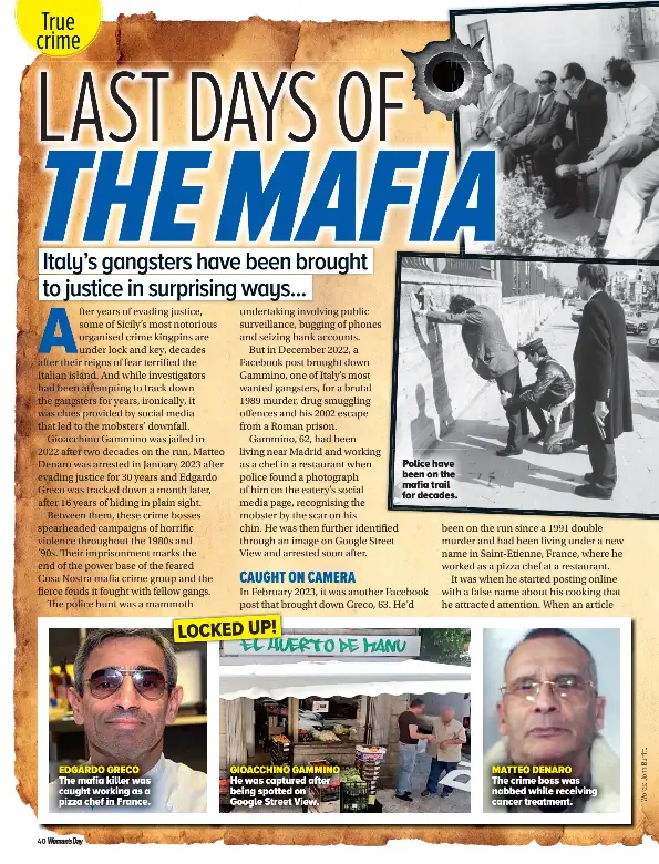 LAST DAYS OF THE MAFIA - PressReader