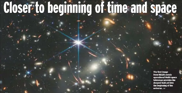 Closer to beginning of time and space - PressReader