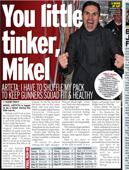 You little tinker, Mikel - PressReader