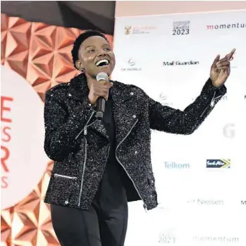 Andile Dlamini steals the show at Momentum gsport Awards - PressReader