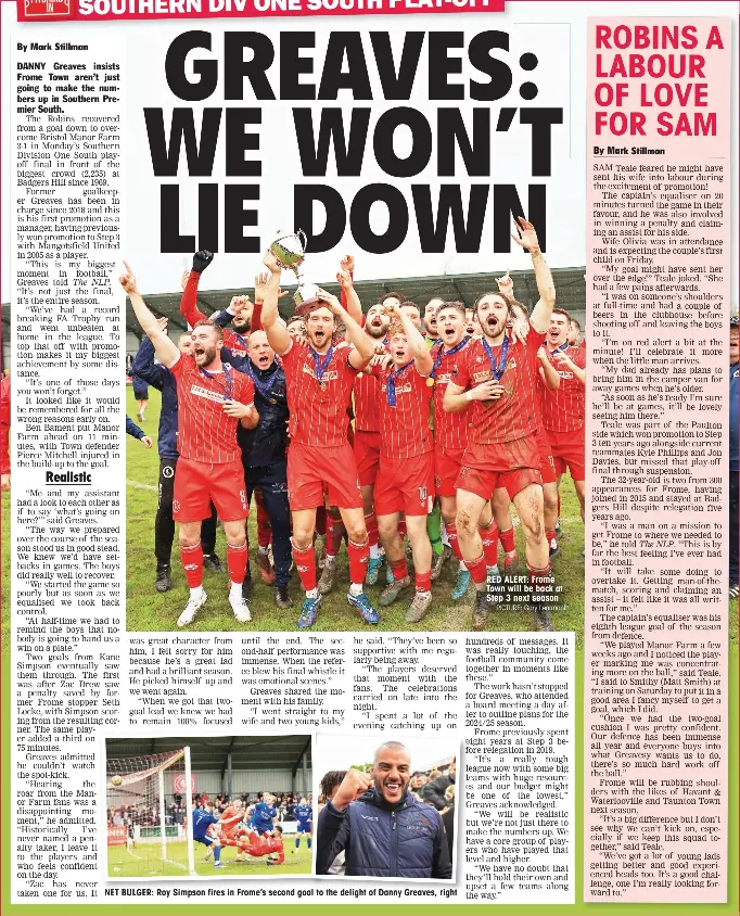 GREAVES: WE WON’T LIE DOWN - PressReader