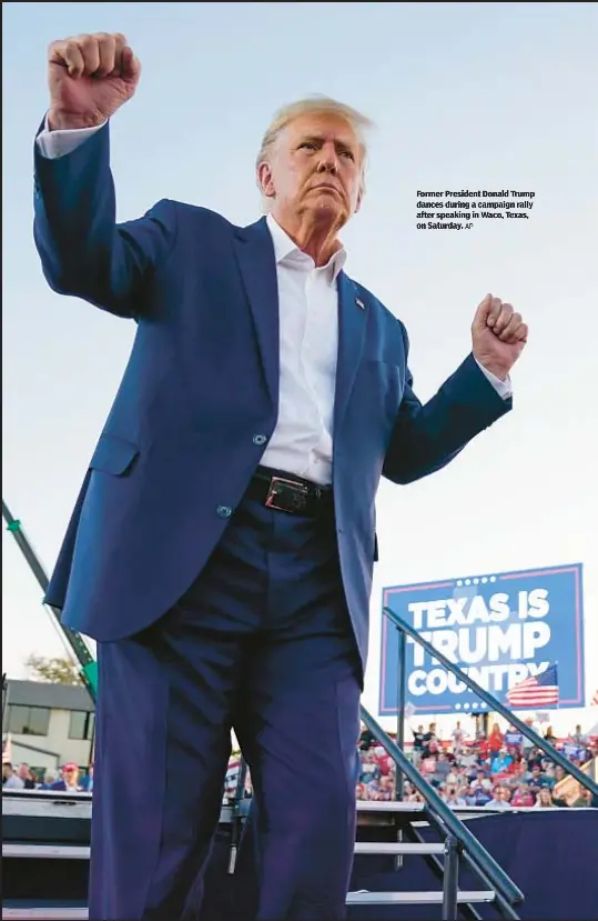 Texas crowd cheers as Trump criticizes Bragg’s Stormy probe - PressReader