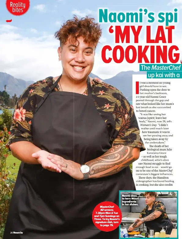 ‘MY LATE MUM IS COOKING WITH ME’ - PressReader