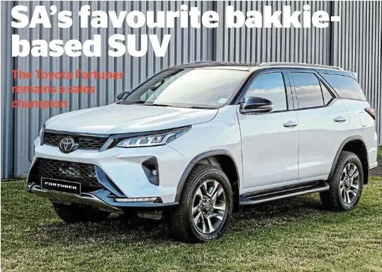 SA’s favourite bakkie-based SUV - PressReader