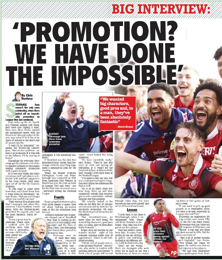 ‘PROMOTION? WE HAVE DONE THE IMPOSSIBLE’ - PressReader
