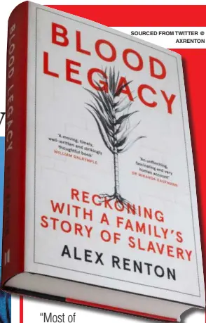 Alex Renton reckons with his Scottish family’s links to slavery ...