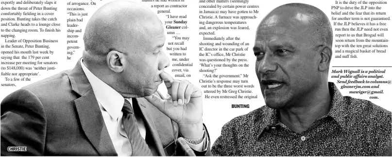 Score one for Peter Bunting? - PressReader