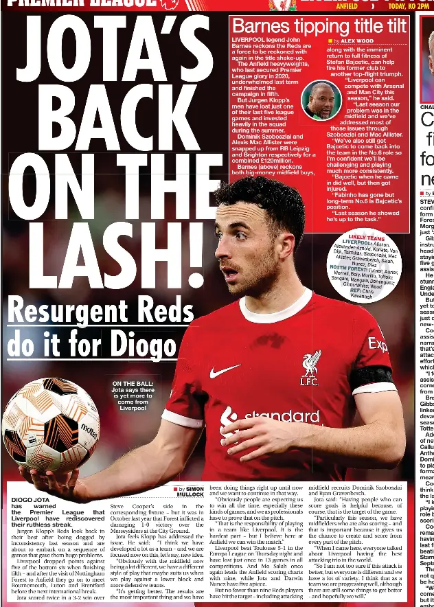 JOTA’S BACK ON THE LASH! - PressReader