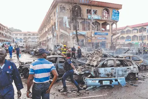 Terror blast kills 21 in shopping mall - PressReader