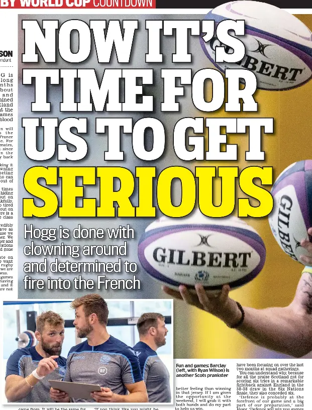 NOW IT’S TIME FOR US TO GET SERIOUS - PressReader