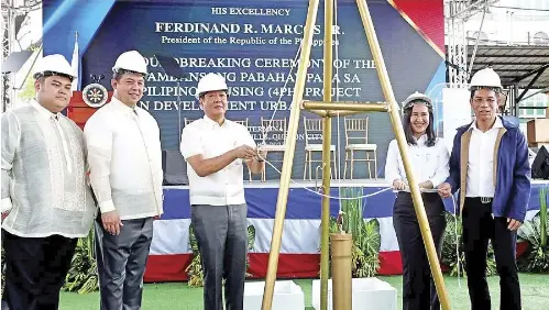 President Marcos’ ‘Pambansang Pabahay’ inclusivit­y highlighte­d ...