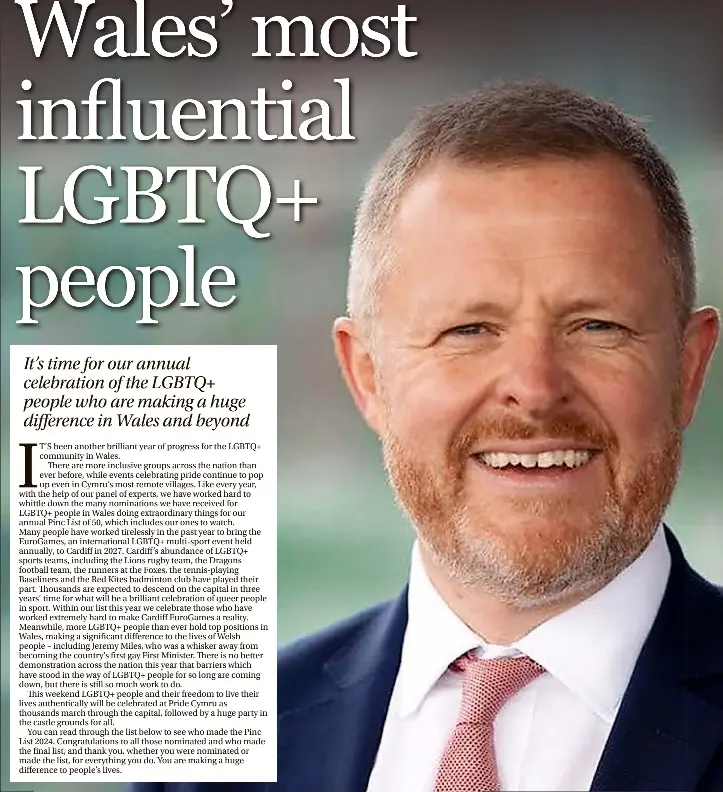 Wales’ most influentia­l LGBTQ+ people - PressReader