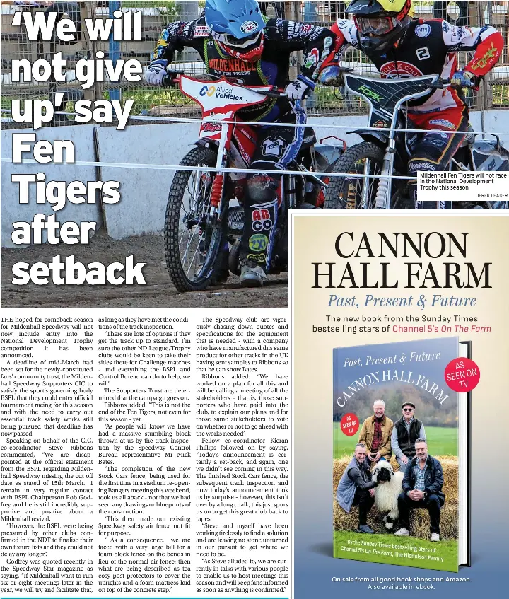 ‘We will not give up’ say Fen Tigers after setback - PressReader
