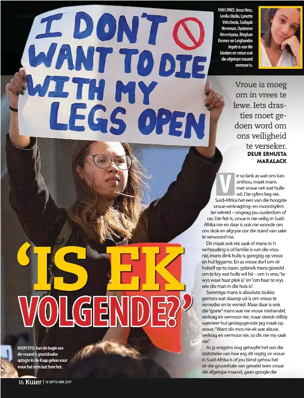 Geweld teen vroue: Genoeg is genoeg - PressReader