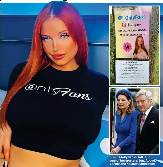 Kate’s parents, the raunchy entertaine­r and a new twist in Party Pieces poster storm - PressReader