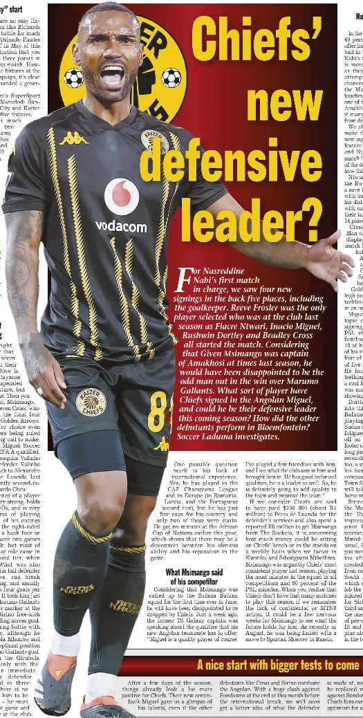 Chiefs’ new defensive leader? - PressReader