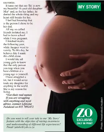 Confession­s of a teenage mom - PressReader