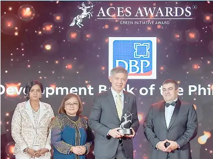 Green credit wins ACES award for DBP - PressReader