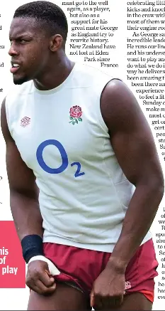 Itoje shows no signs of slowing down ahead of Eden Park showdown - PressReader