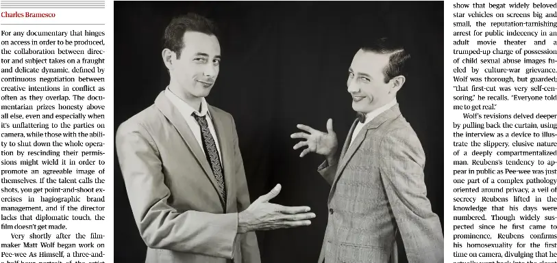 ‘It was thrilling and combative’: inside a revealing Pee-wee Herman documentar­y - PressReader
