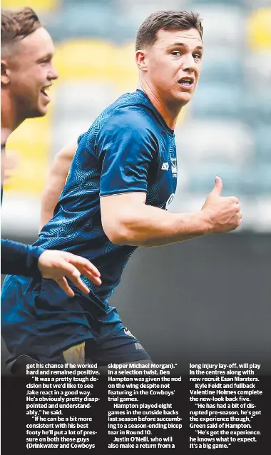 Robson reveals hopes for try-scoring debut - PressReader