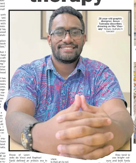 ‘Drawing is therapy’ - PressReader