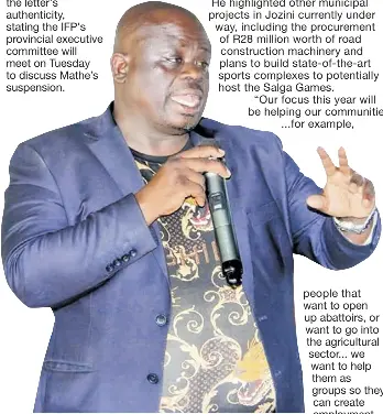 Jozini mayor denies suspension from political party activities ...